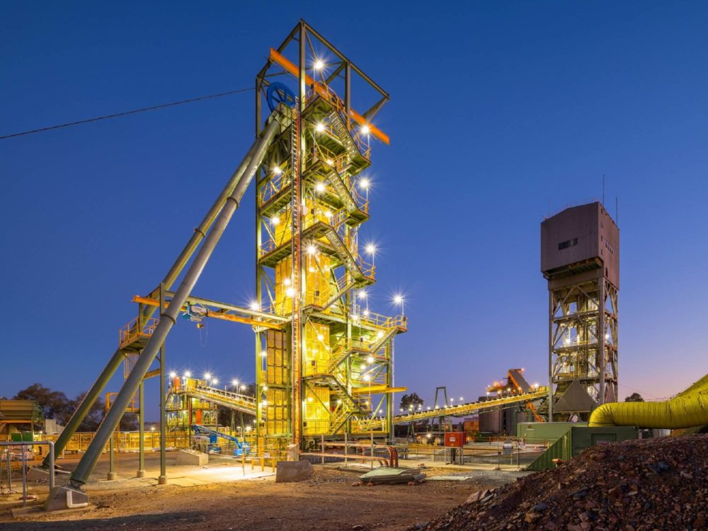 Mine Shaft Headframe | Steel Fabrication Australia